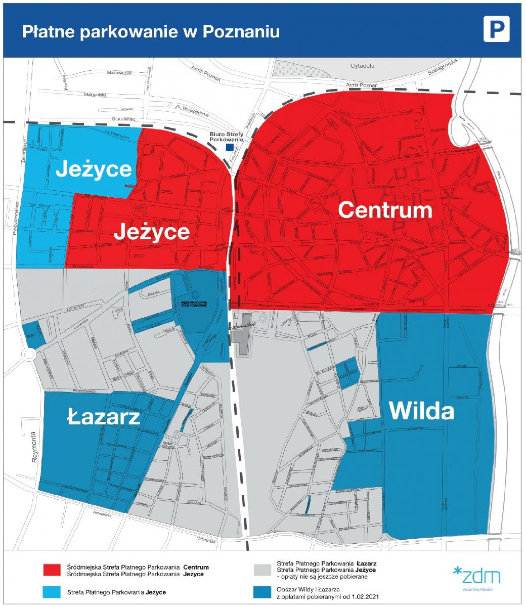 Poznań rozszerza Strefę Płatnego Parkowania