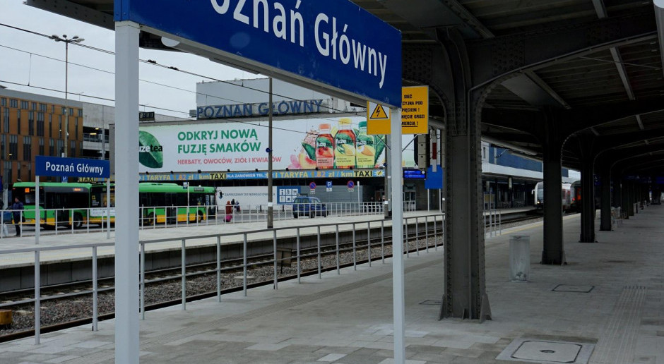 Nowa numeracja peronów na stacji Poznań Główny