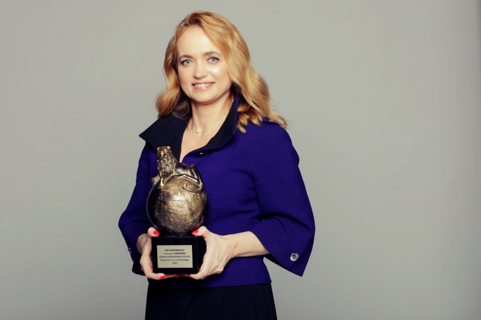 Szefowa grupy samorządowych szpitali otrzymała "Lwy Koźmińskiego"