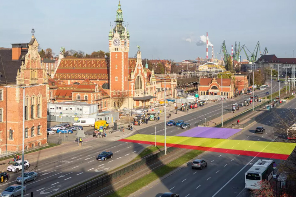 Przed dworcem Gdańsk Główny powstanie przejście naziemne. Rusza przetarg