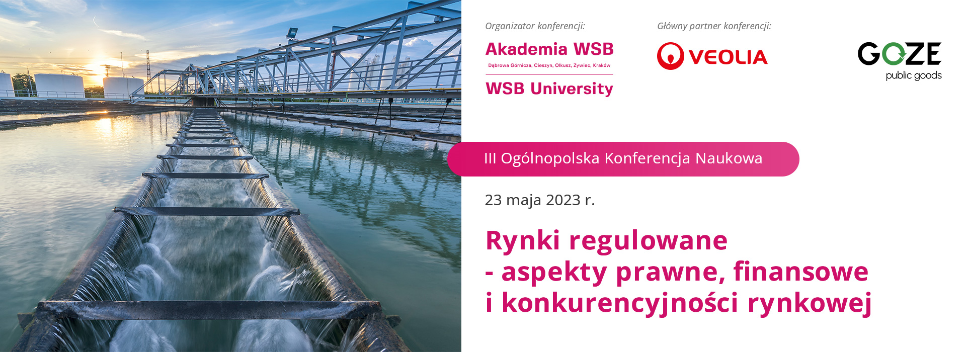 Regulowane rynki wody - konferencja naukowa w Dąbrowie Górniczej