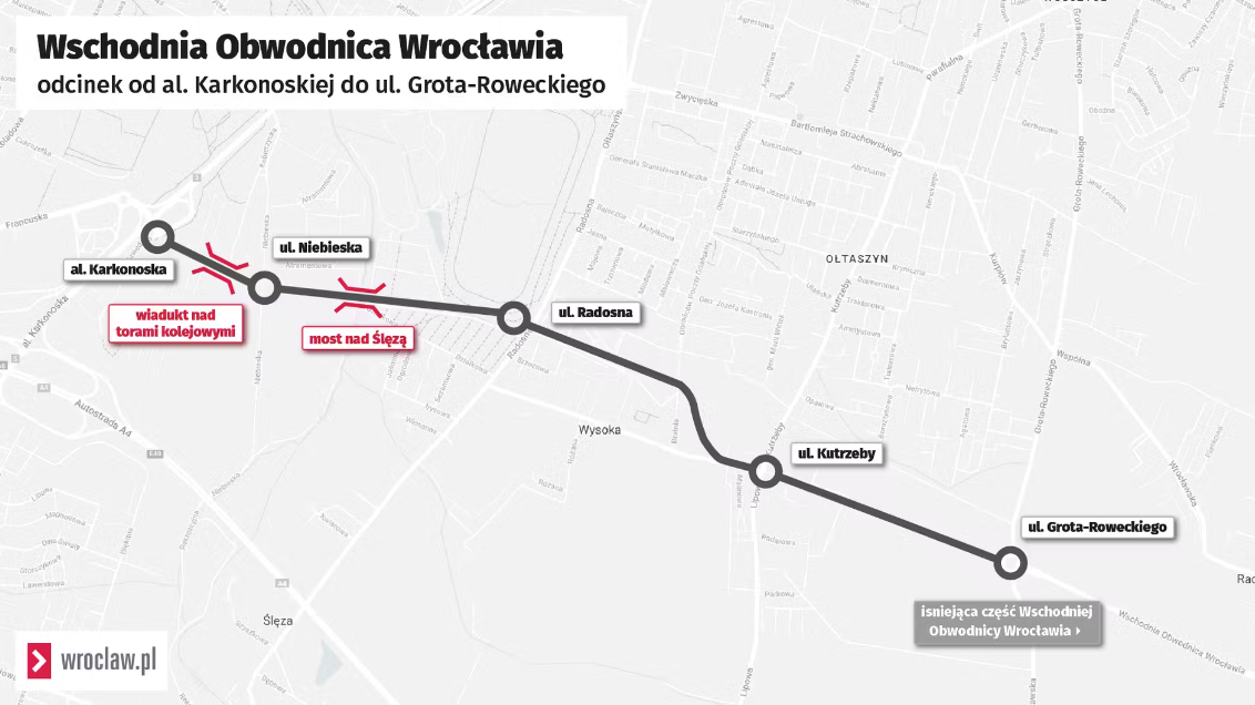 Wschodnia Obwodnica Wrocławia coraz bliżej. Właśnie ogłoszono przetarg