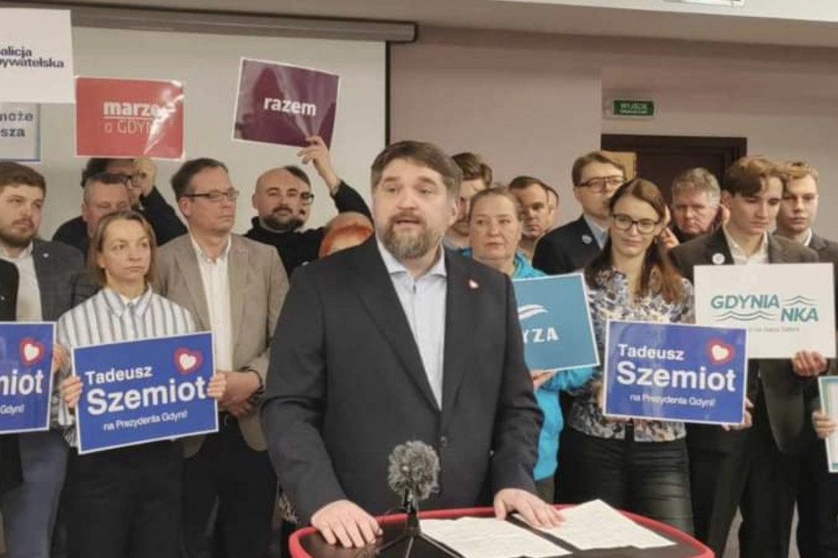 Radny Tadeusz Szemiot wystartuje w wyborach na prezydenta Gdyni