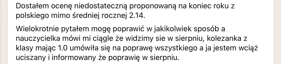 „Zagrożenie” to nie wyrok. Kto, kiedy i jak może poprawiać ocenę roczną?
