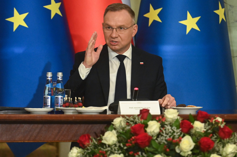 Andrzej Duda uważa, że blokowanie budowy CPK jest zdradą stanu
