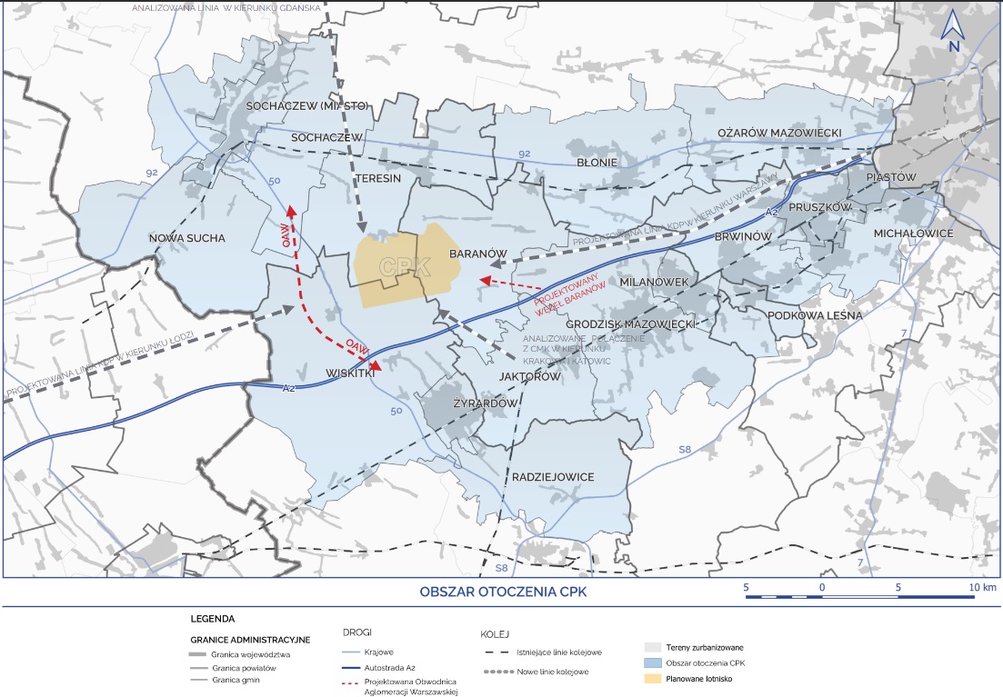 CPK coraz bliżej. Wykupiono już ponad 50 proc. gruntów pod przyszłe ...