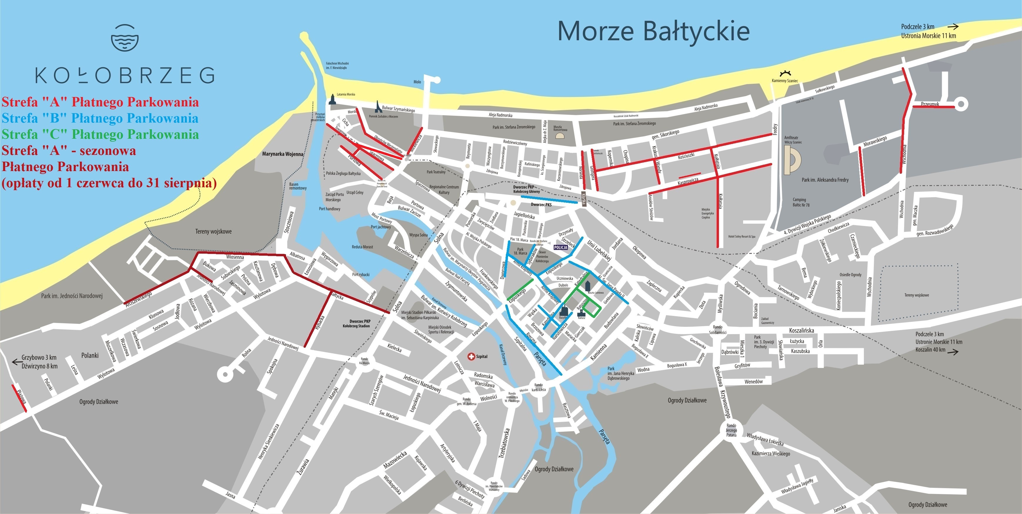 Bezpłatne parkowanie w nadmorskim kurorcie. Ale tylko dla mieszkańców i ...