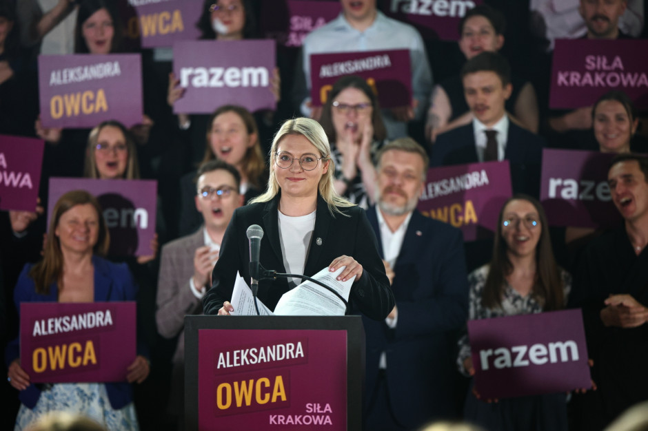 Partia Razem wskazała kandydatkę na prezydenta Krakowa. To Aleksandra Owca
